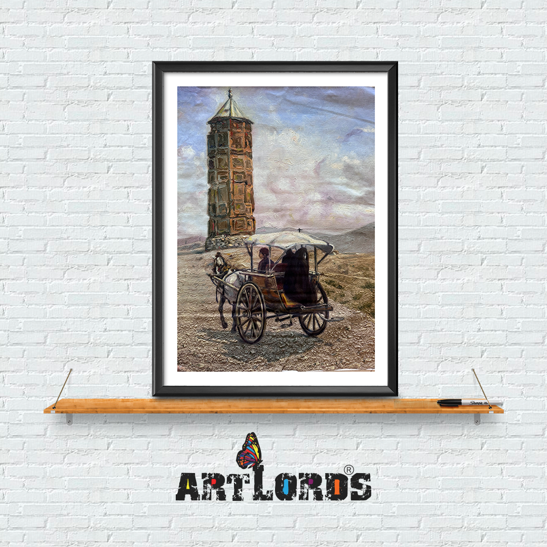 Minaret of Jam_Afghan Calligraphy_Afghan Paintings_ArtLords Gallery ...